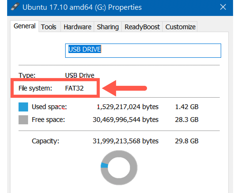 Check USB File System (FAT32 or NTFS) – eDiscovery User Manual – Defense